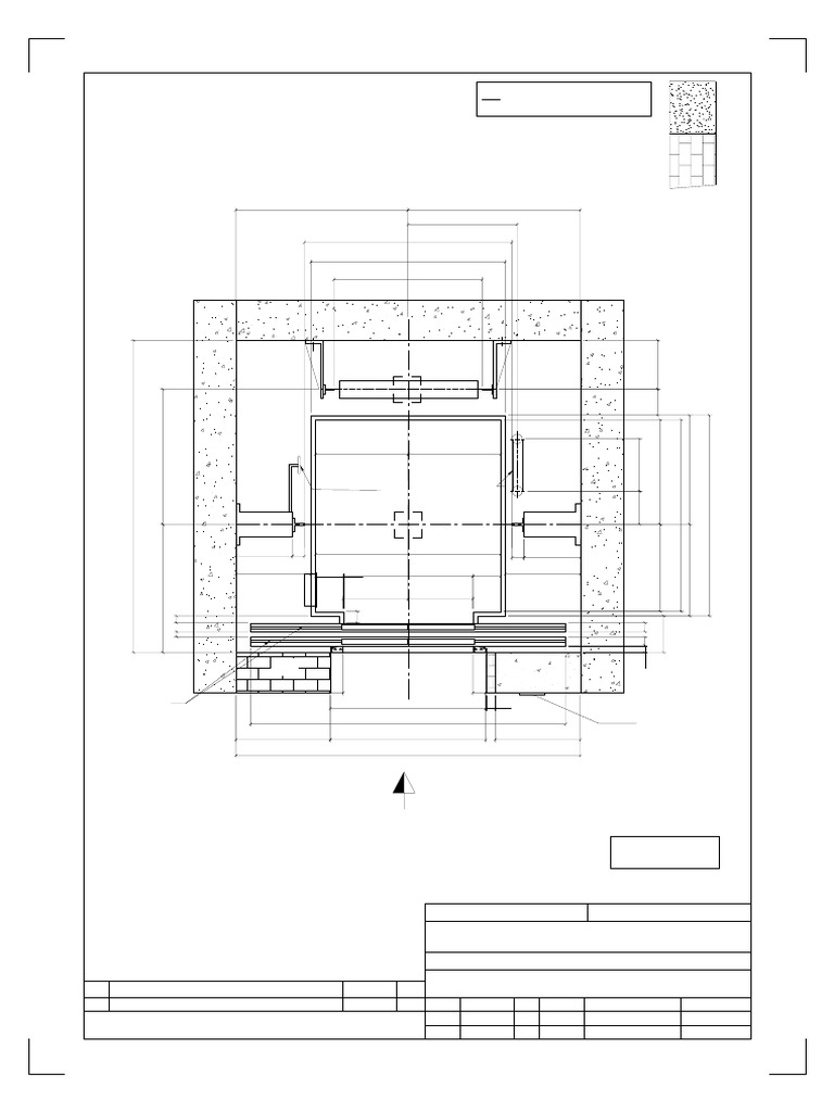 Drawing MRL 1860 X 1790 | PDF | Elevator | Scaffolding