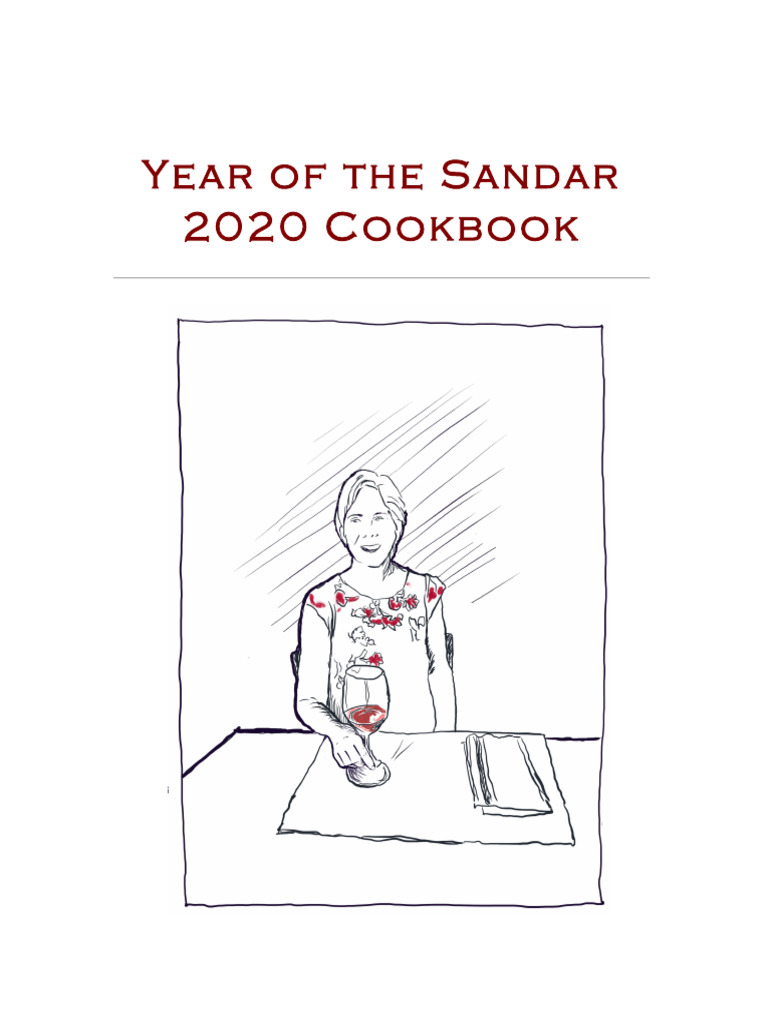 2020 Sandar Cookbook: Recipes & Drinks | PDF | Salad | Teaspoon