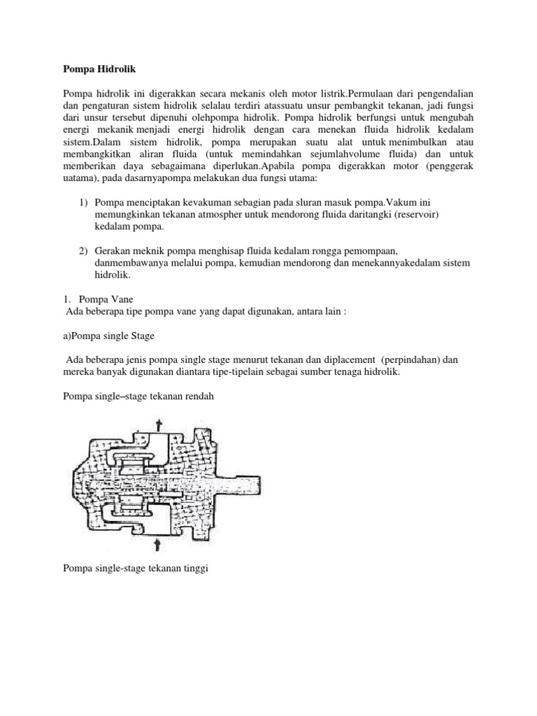 Pompa Hidrolik | PDF