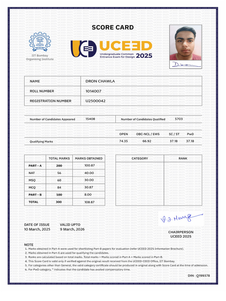 Uceed Scoreboard | PDF