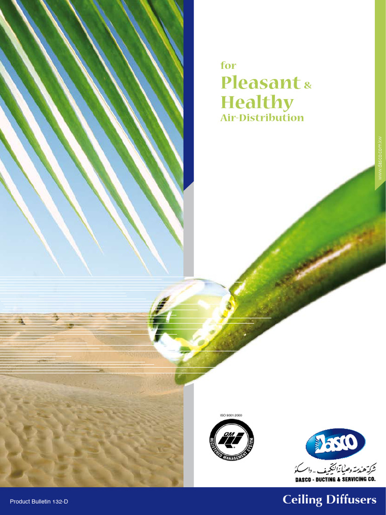 Dasco Perforated Ceiling Diffusers | PDF | Mechanical Engineering | Building Materials