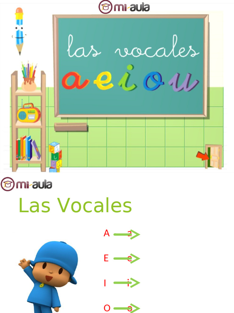 Vocales y Ejemplos de Palabras | PDF