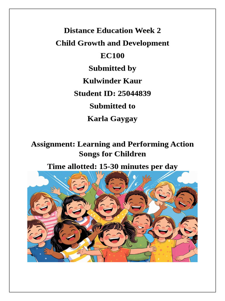 Distance Learning Week 2 | PDF | Learning | Cognition