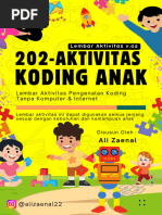 Lembar Kerja Coding TK Bentuk | PDF