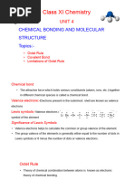Chapter Four Notes Chemical Bonding and Molecular Structure Chemistry ...