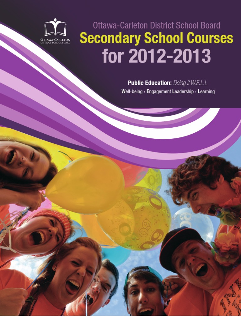 SCB Ottawa Secondary School Courses | PDF | Secondary School | Students