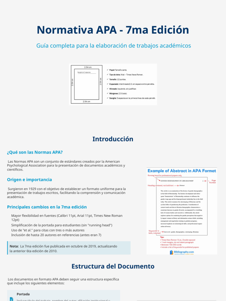 Normativa APA - 7ma Edición | PDF | Estilo apa
