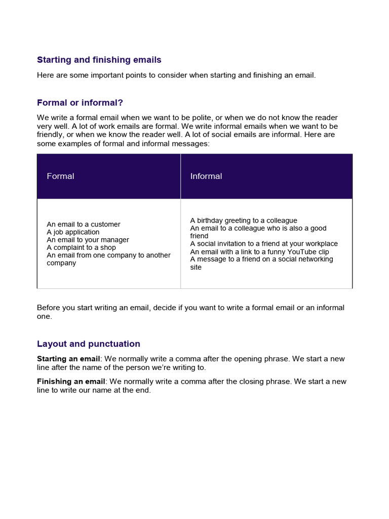 Writing Effective Emails | PDF | Résumé