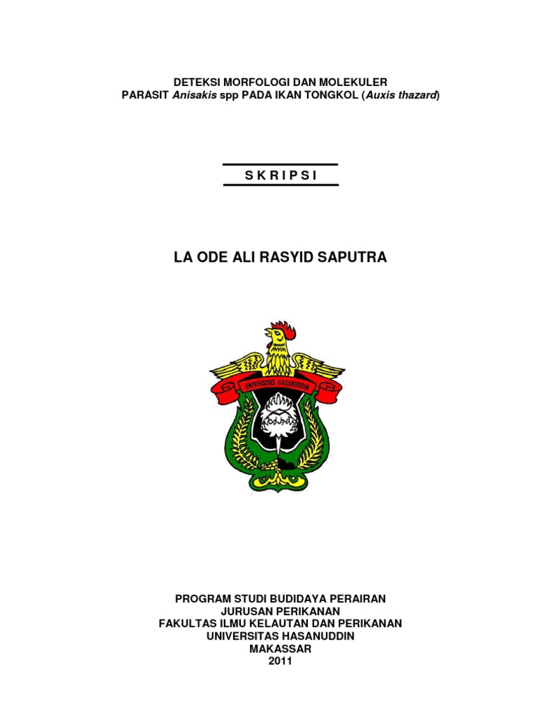 Deteksi Parasit Anisakis pada Ikan Tongkol | PDF