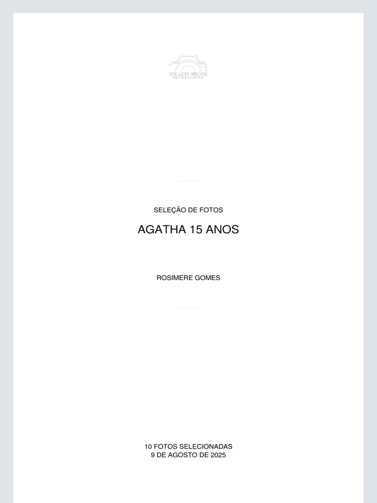 Agatha 15 Anos Rosimere Gomes | PDF