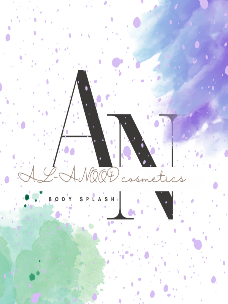 AL-ANOOD Cosmetics: Body Splash | PDF