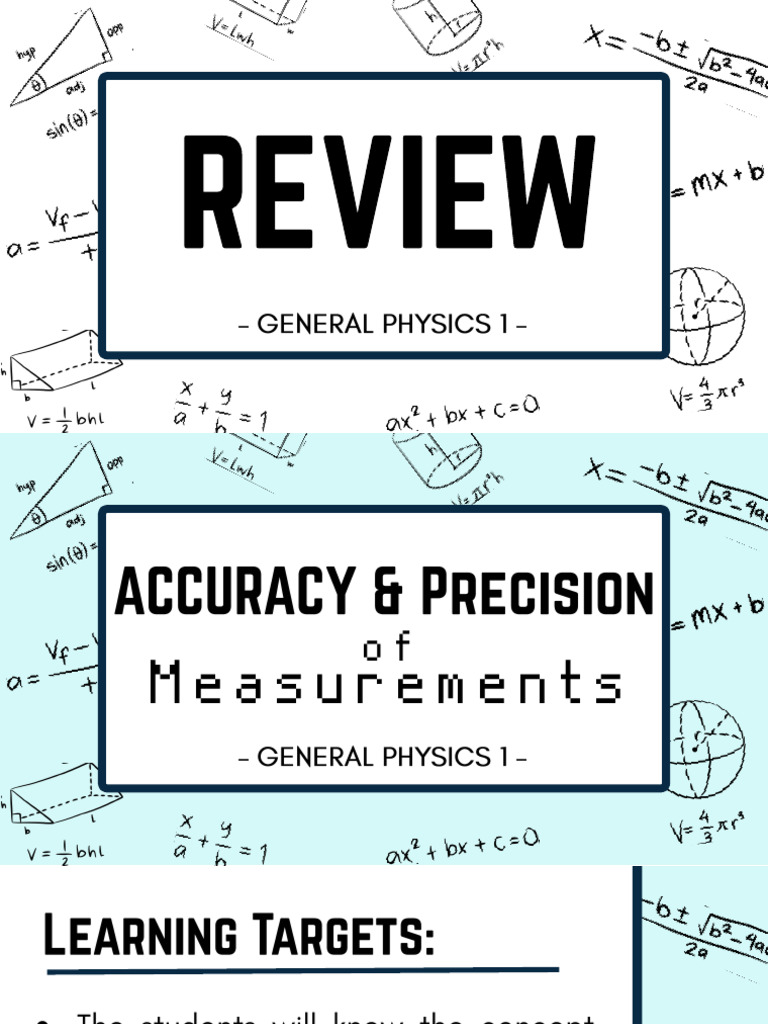 Accuracy of Measurements - Removed | PDF