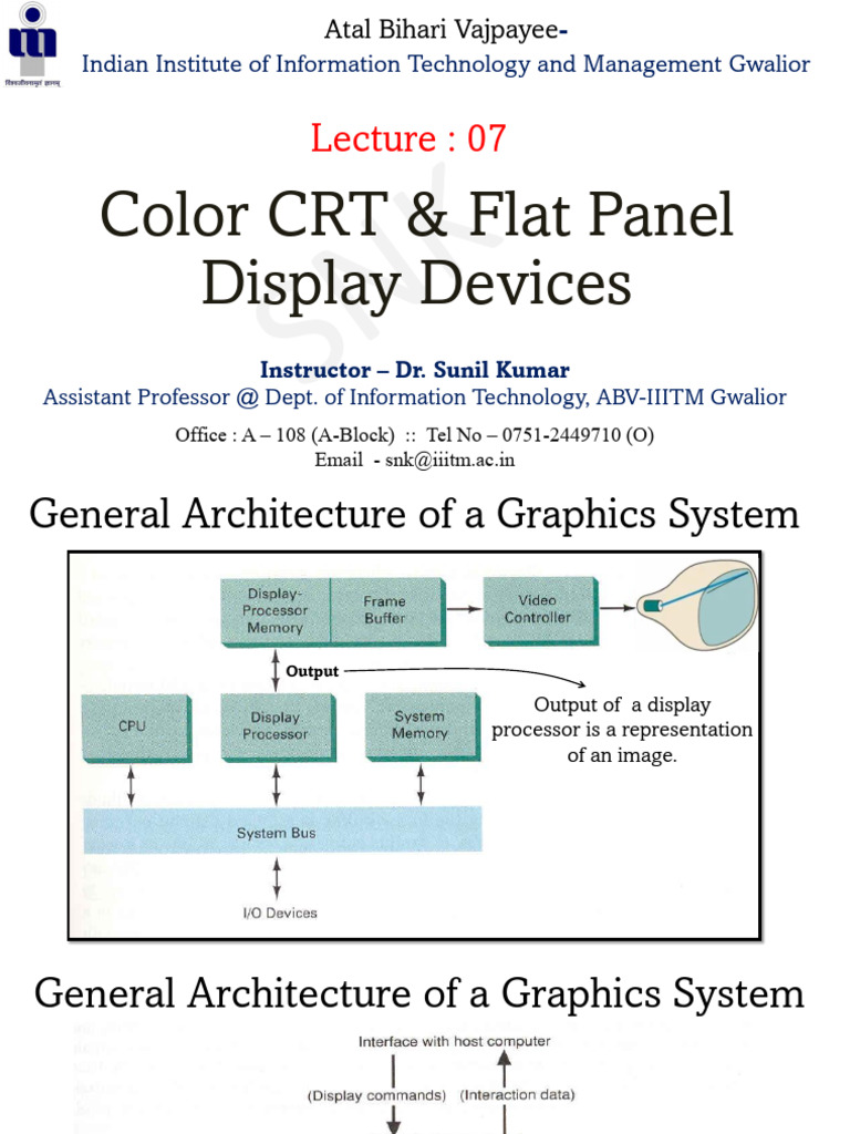 L7-Color CRT and Flat Panel Display Systems | PDF | Computer Monitor ...