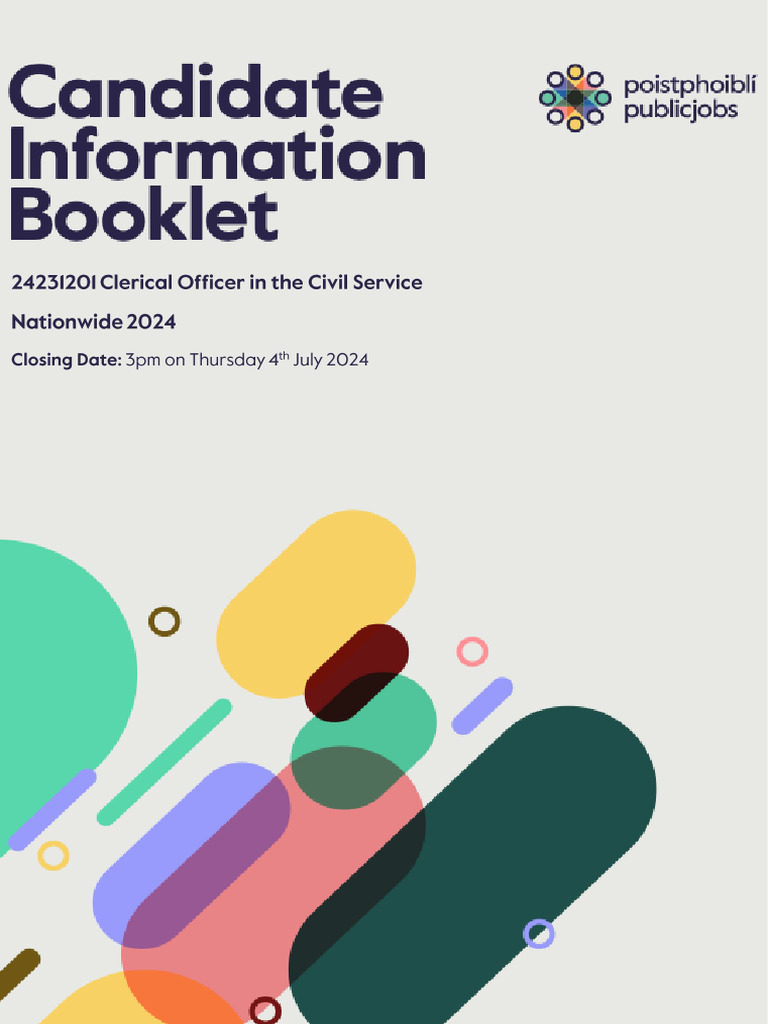 Clerical Officer Nationwide 2024 Information Booklet Final | PDF