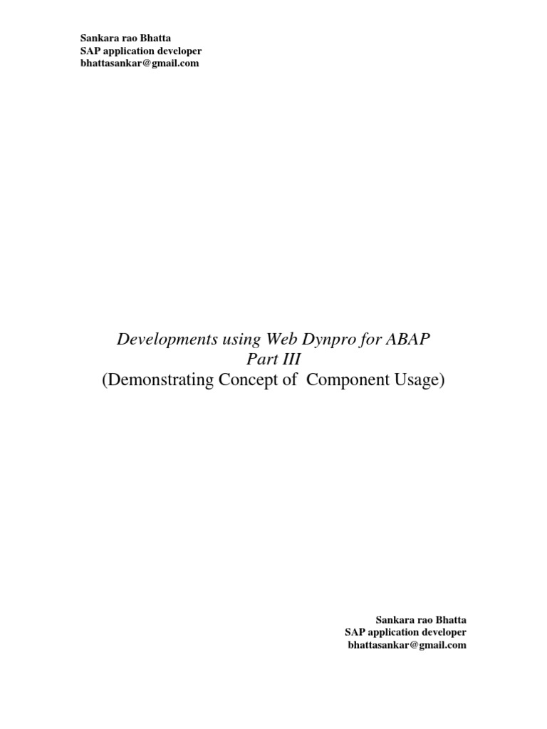 Demonstrating Concept of Component Usage | PDF | Component Based Software Engineering ...