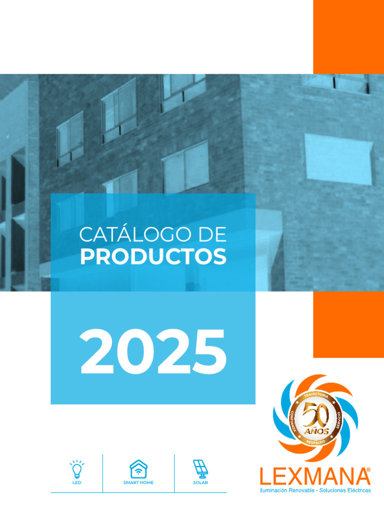 Catálogo Lexmana 2025: Iluminación y Energía | PDF | Diodo emisor de ...