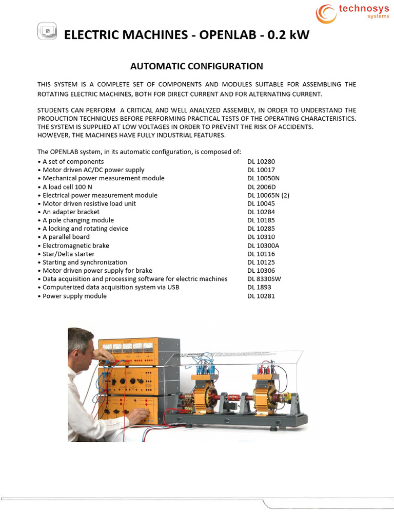 Electrical Machine Lab | PDF | Electric Motor | Power Supply