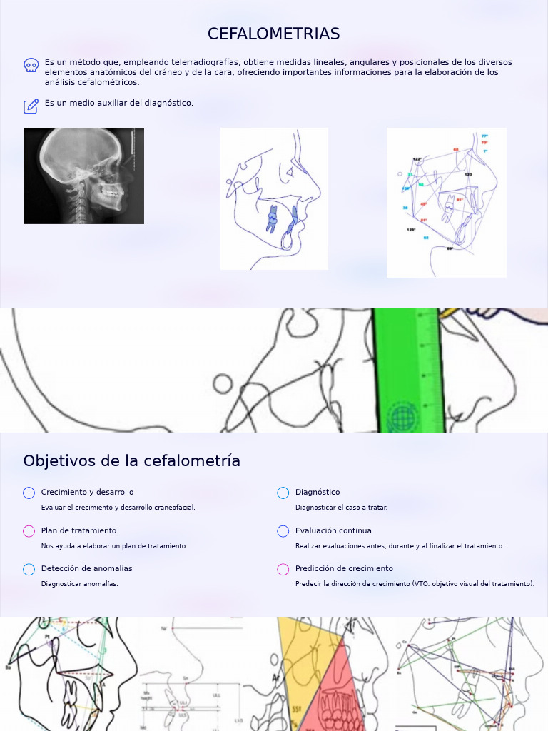 Clase Cefalometria Ricketts | PDF | Anatomia dental