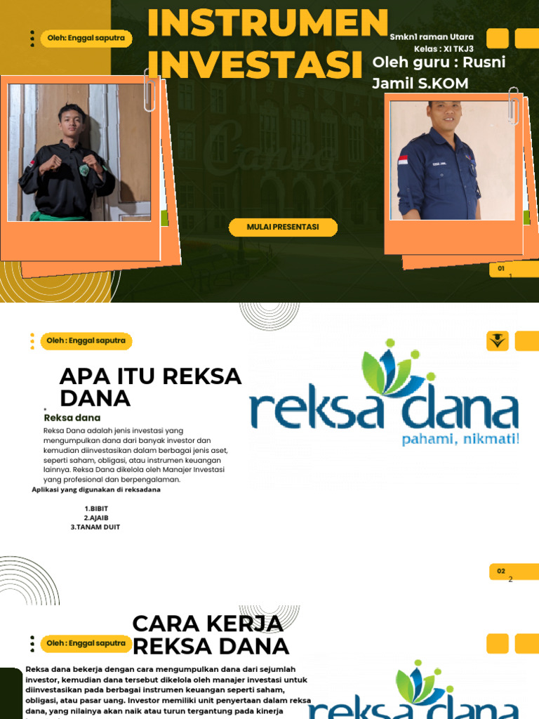 Panduan Investasi: Reksa Dana, Kripto, Emas | PDF