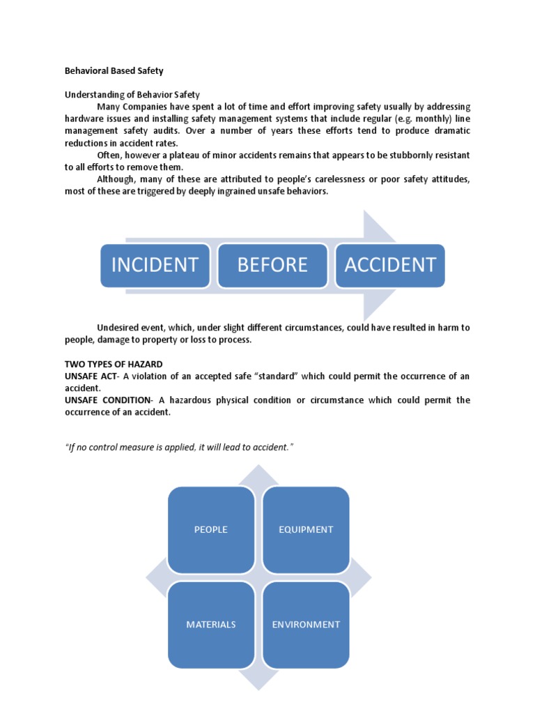 Behavioral Based Safety Final | PDF | Traffic Collision | Attitude ...