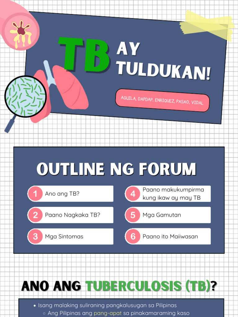 Tuberculosis (Aguila, Dapdap, Enriquez, Pasao, Vidal) | PDF