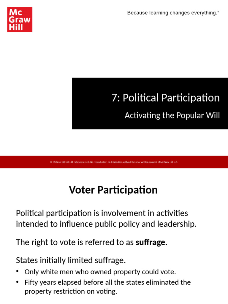 Voter Participation and Turnout Trends | PDF | Voter Turnout | Suffrage