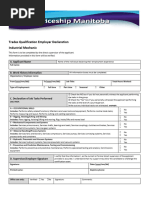 Artisan RPL Trade Test Application Form | PDF