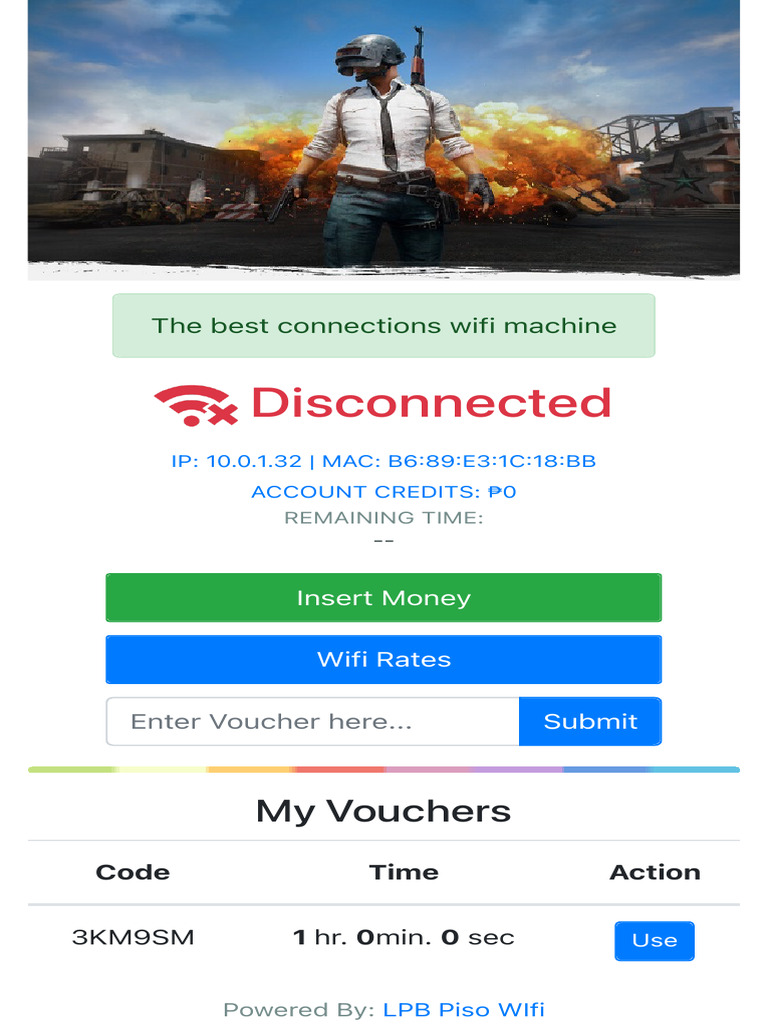 LPB Piso Wifi Voucher Instructions | PDF