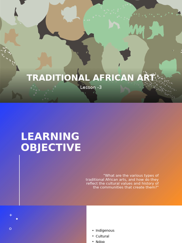 Traditional African Arts-1 | PDF