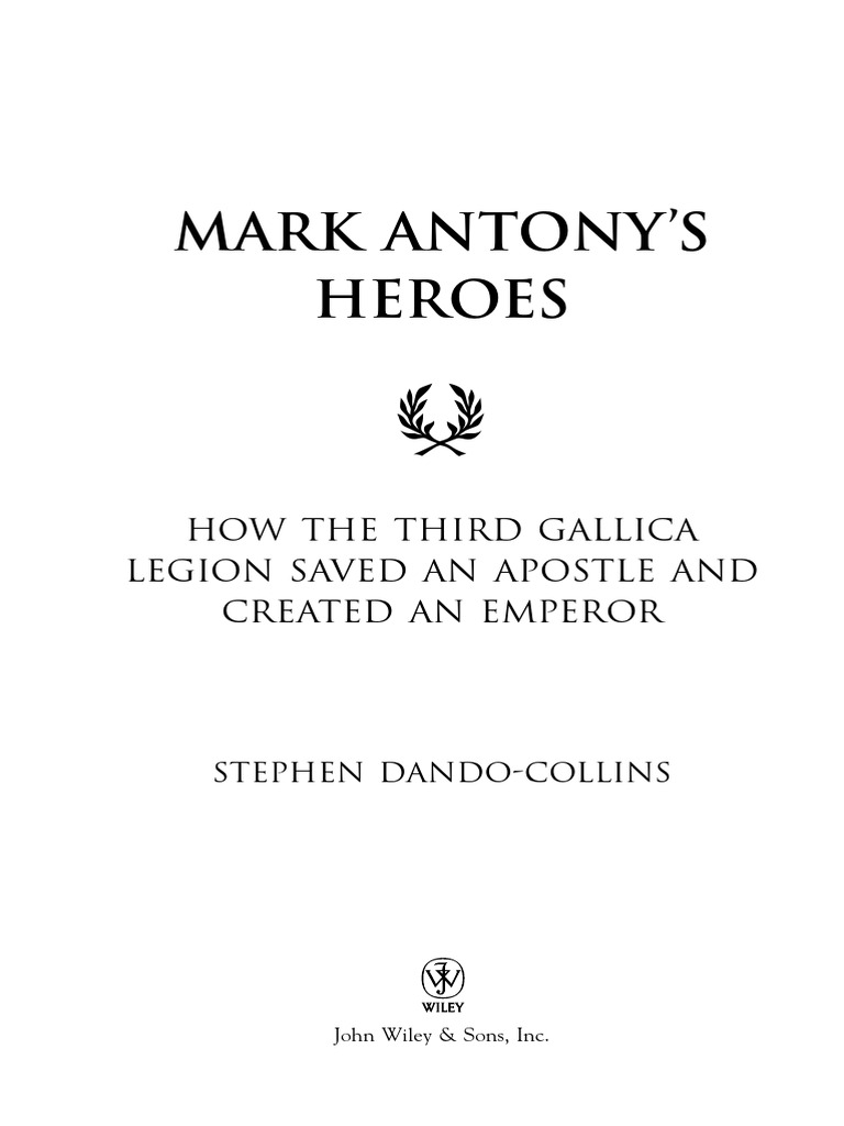 Third Gallica Legion's Impact on Rome | PDF | Mark Antony | Ancient Rome