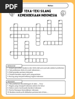 Teka Teki Silang PPKN Kelas 4 SMT 2 | PDF