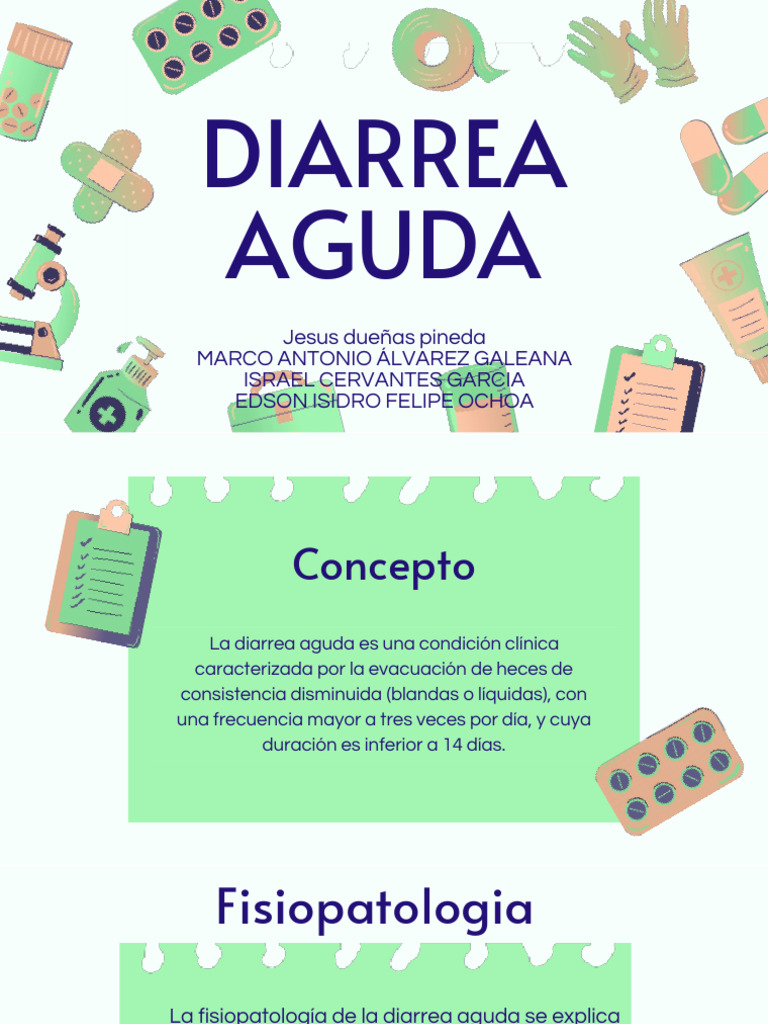 Diarrea Aguda: Causas y Tratamiento | PDF | Diarrea | Medicina