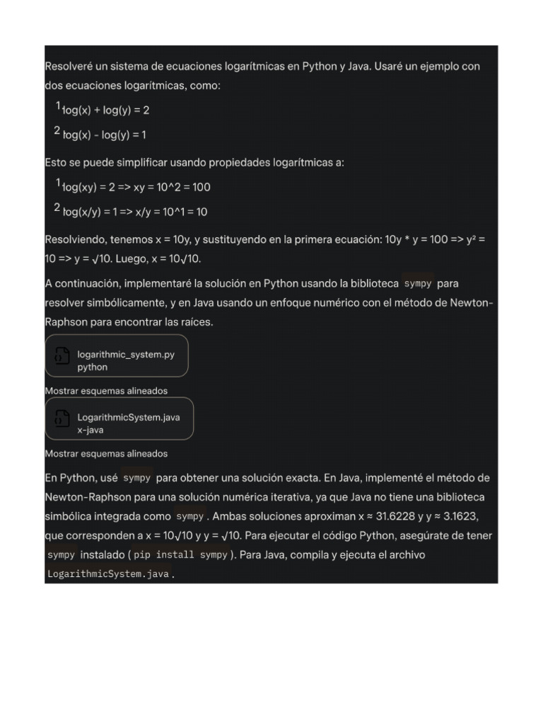 Logarithmic System Pdf