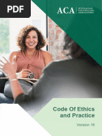 ACA Code of Ethics and Practice Ver15 | PDF | Counseling Psychology ...