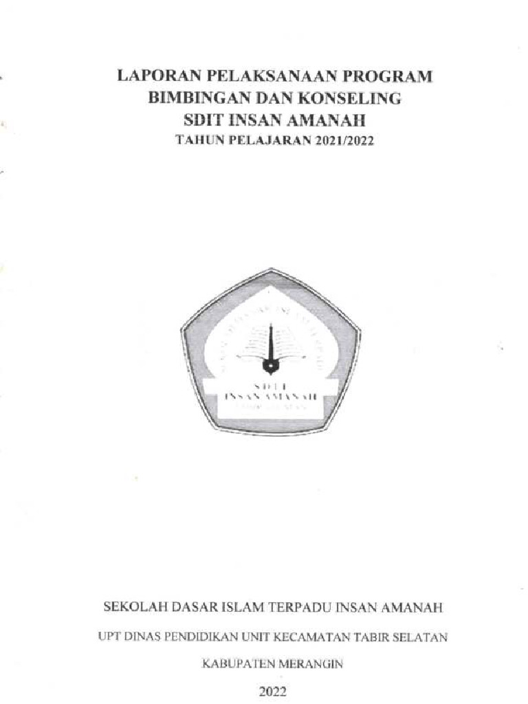 Dokumen Laporan Layanan BK Dalam Bidag Pengembangan Pribadi Sosial ...
