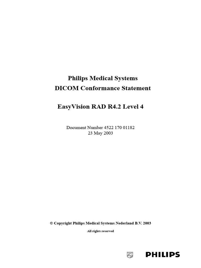 Easyvision Rad R4.2 L4 Dicom | PDF | Databases | Computing
