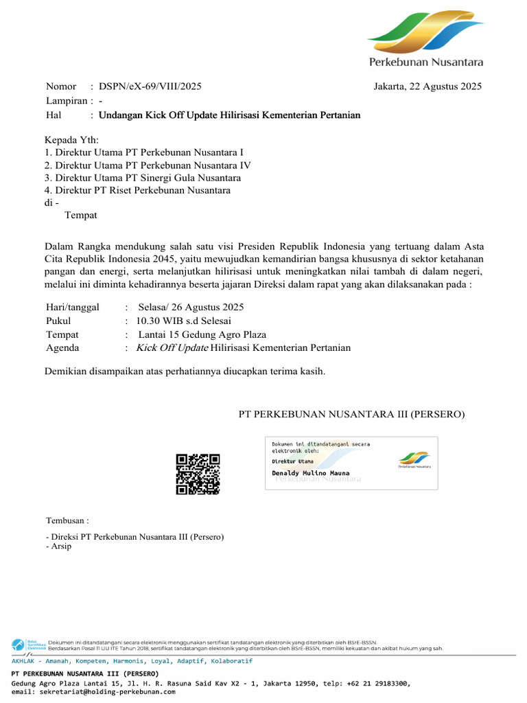 2712-Surat-Hold-69-22.08.25-Undangan Kick Off Update Hilirisasi ...