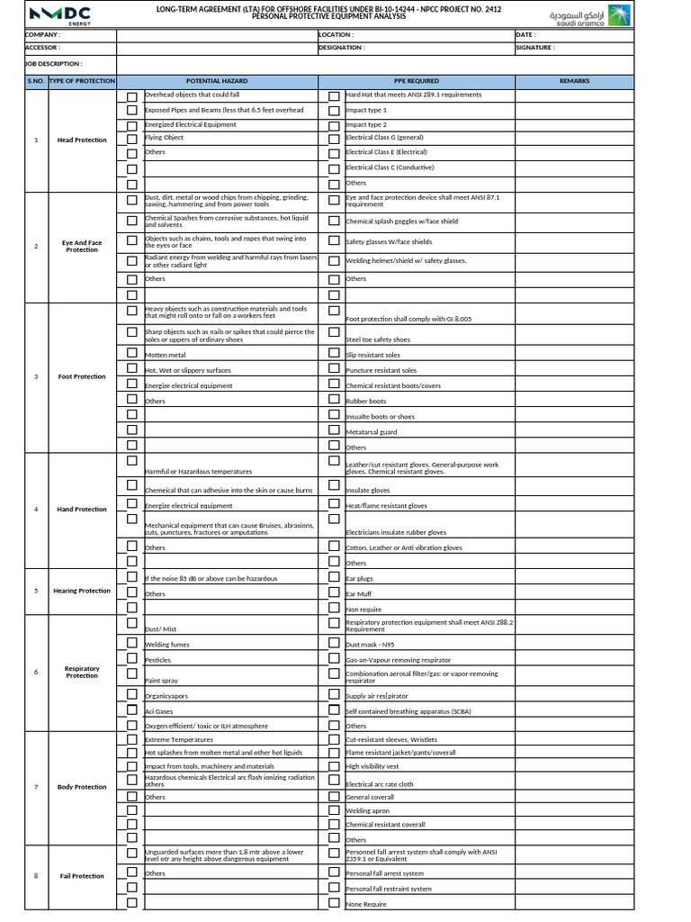 Personal Protective Equipment (PPE) Analysis | PDF | Personal ...