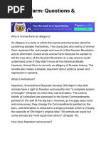 Animal Farm Chapter 7 | PDF