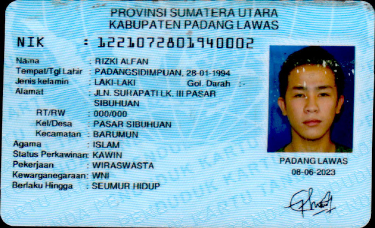 KTP - Rizki Alfan S.sos | PDF