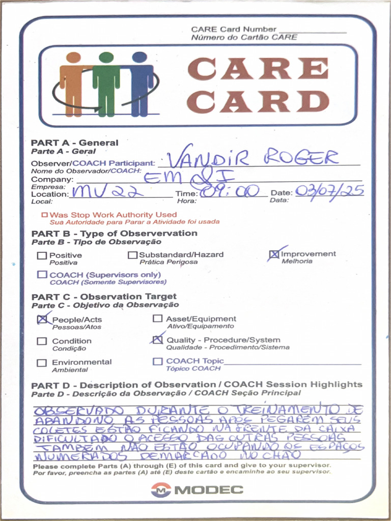 Care Card | PDF