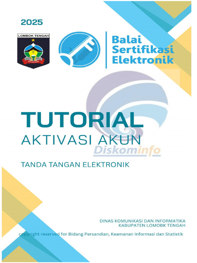 Verifikasi Tanda Tangan Elektronik TTE | PDF