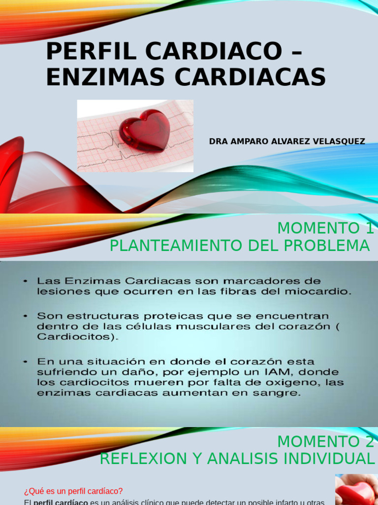 Análisis del Perfil Cardíaco y Enzimas | PDF | Infarto de miocardio ...