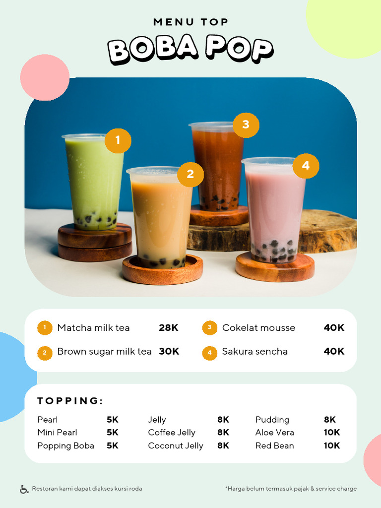 Cafe Boba Queen Menu Highlights | PDF