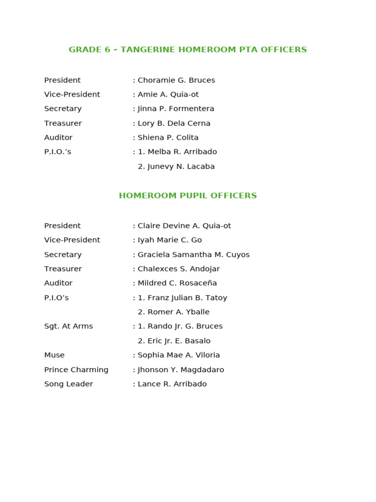 Officers | PDF