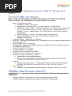 TransCelerate Curriculum Vitae Form | PDF | Health Care | Medicine