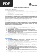 100 Point ID Check Guidelines NSW | PDF | Identity Document ...