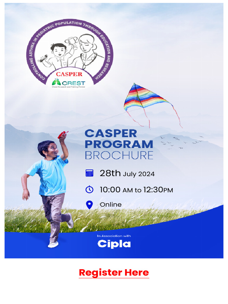 81st E-Casper Brochure July 2024 | PDF | Pulmonology | Asthma