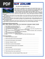 New Zealand Quiz: Questions & Answers | PDF | New Zealand