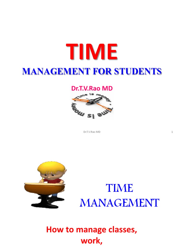 Effective Time Management for Students | PDF | Time Management ...